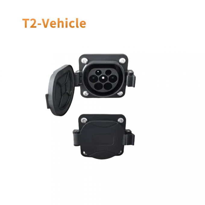 Type 2 AC Female Socket For Station Side/ Male Socket For EV Side ...