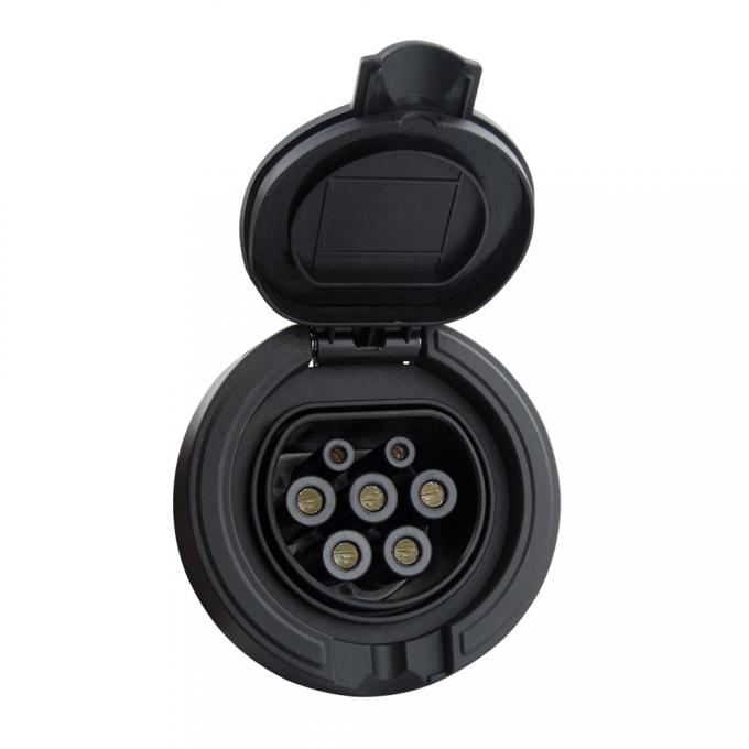 Type 2 Female EV Socket IEC 62196-2 EV Charging Inlet For EV Charger ...