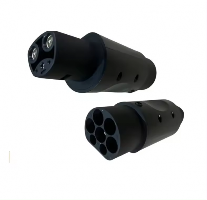 IEC 62196 EVSE Adapter 16A 32A EV Charger Connector Type 2 To TESLA EV ...