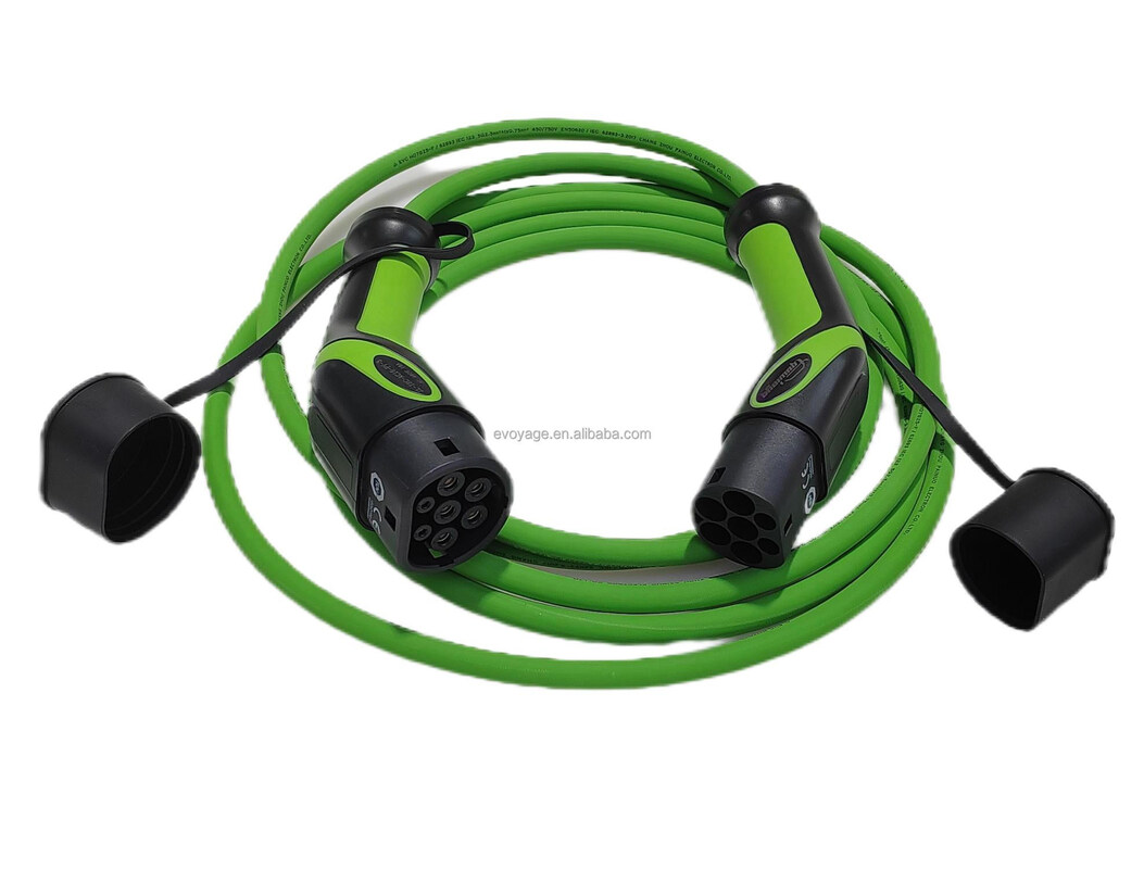 IEC 62196 Three Phase EV Charging Cable 16A 32A Type 2 To Type 2 EV Cable