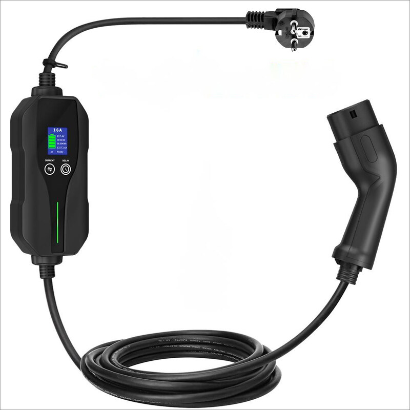 Portable EVSE Home EV Charging Station 3.6kW Level 2 EV Charger 120V ...