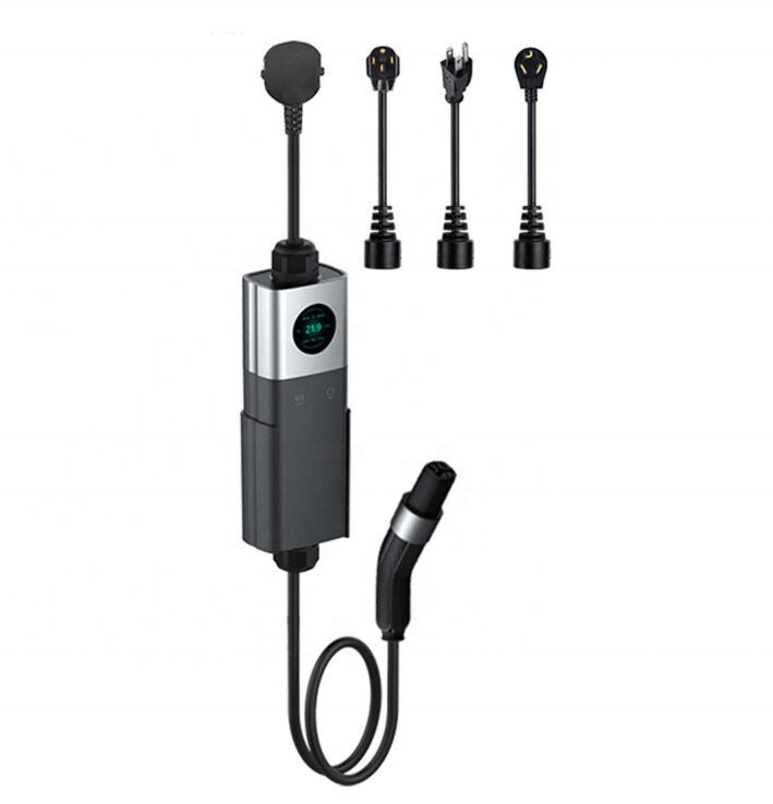 NACS 40A Tesla Portable EV Charger Level 2 Electric Car Mobile Charging ...