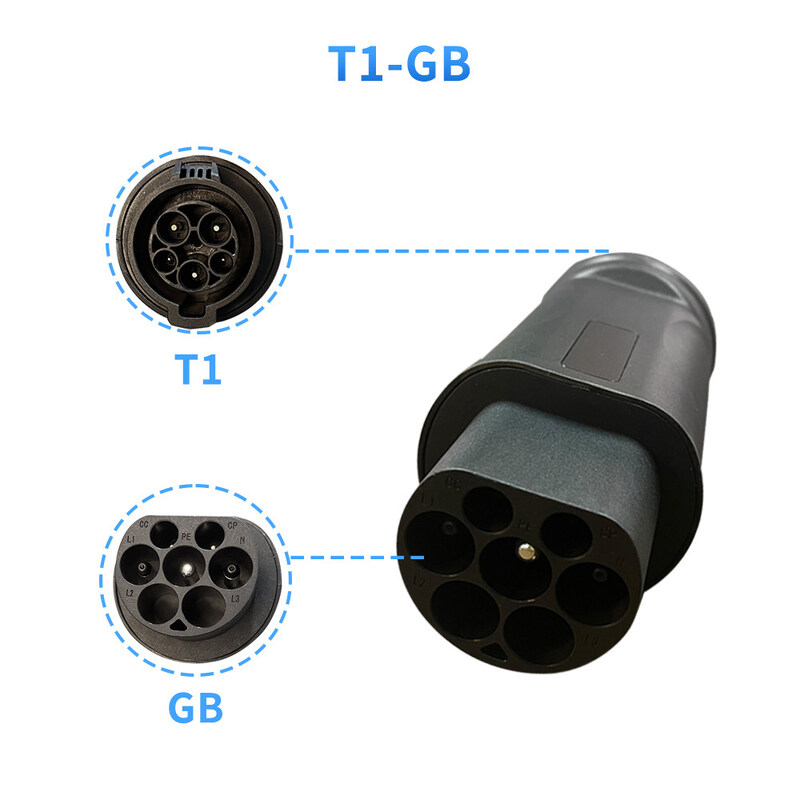 Type 1 To GBT Adapter for Chinese Car charging on j1772 Type 1 EV ...