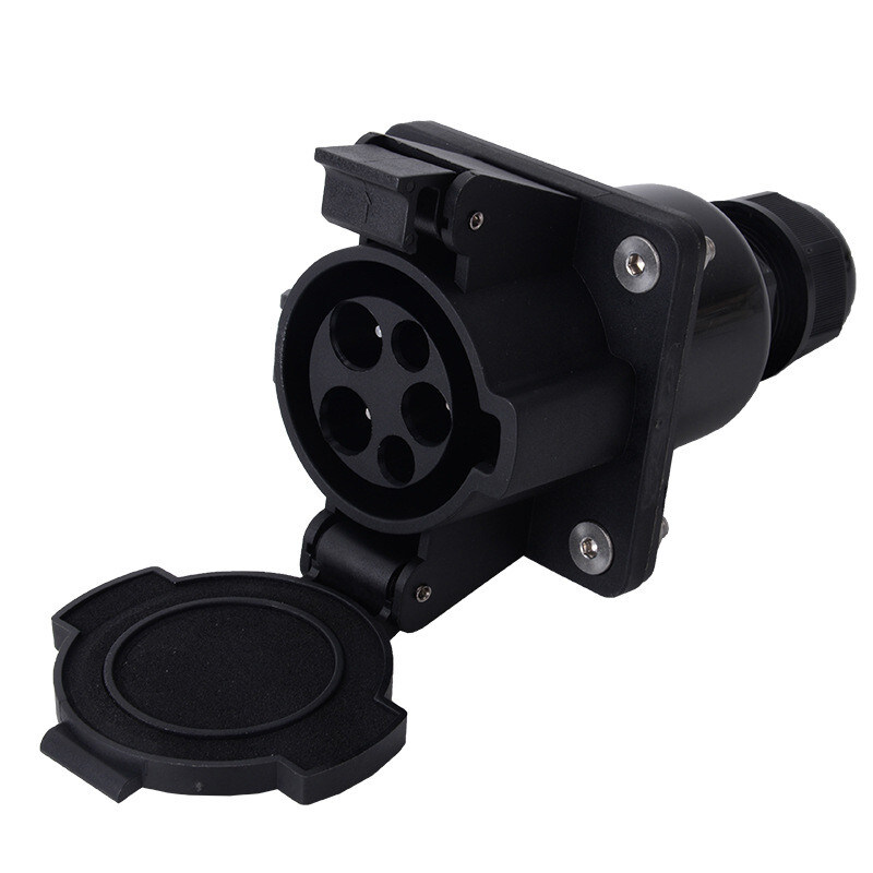 SAE J1772 Car Side Inlet EV Charging Accessories Type 1 Socket For EV ...