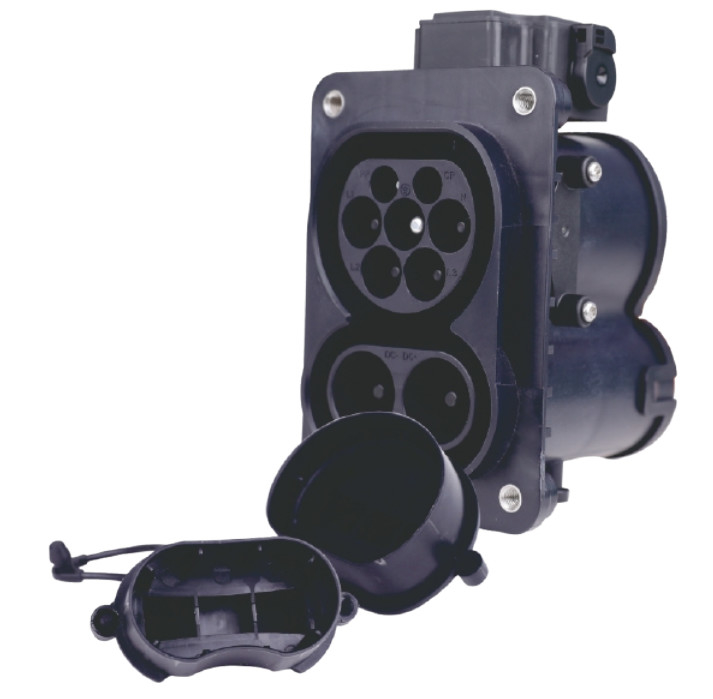 CCS2 Female Connector Combo 2 EV Socket CCS2 EV Inlet 80A/150A/200A ...