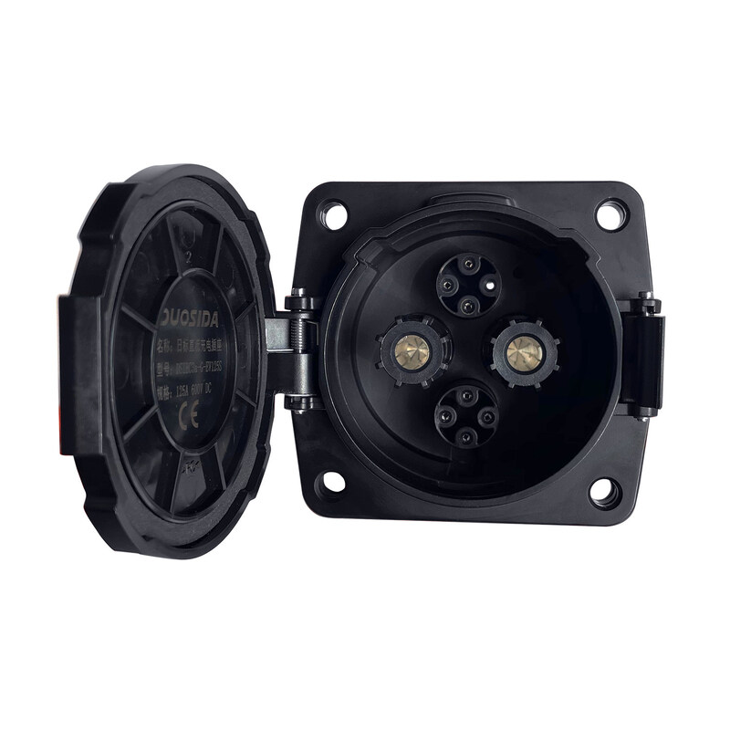 CHAdeMO EV Socket Inlet 125A/150A/200A DC Quick Charger Socket For ...