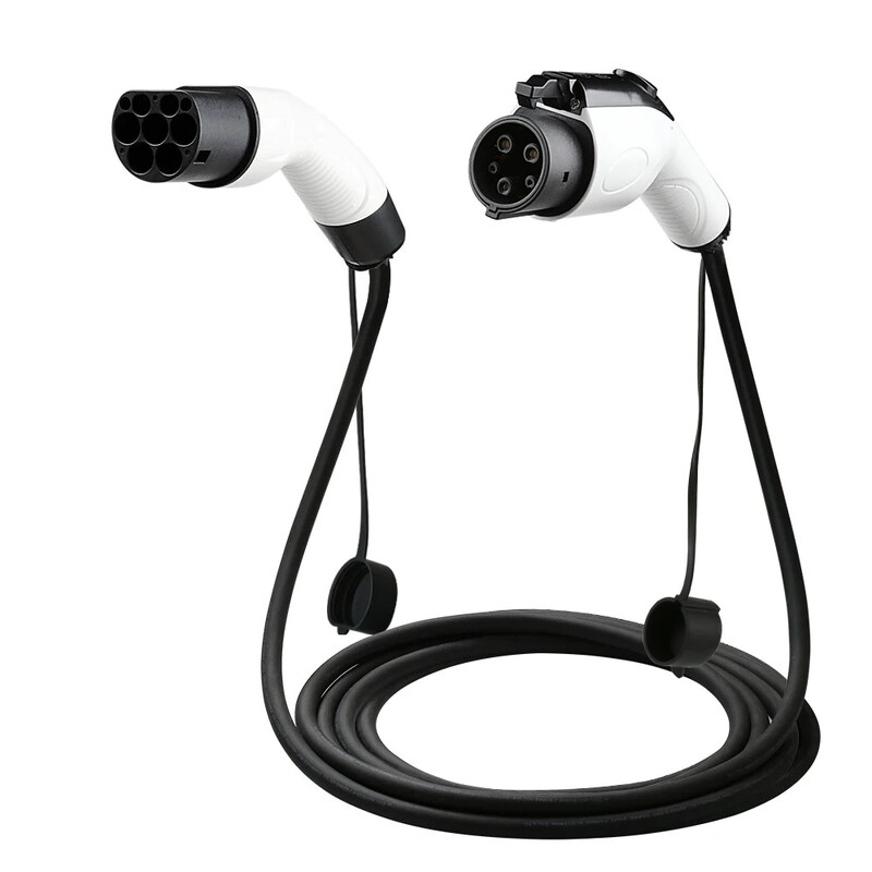 Type 2 To Type 1 Mode 3 EV Charging Cable 1 / 3 Phase 3.6KW / 7.4KW ...