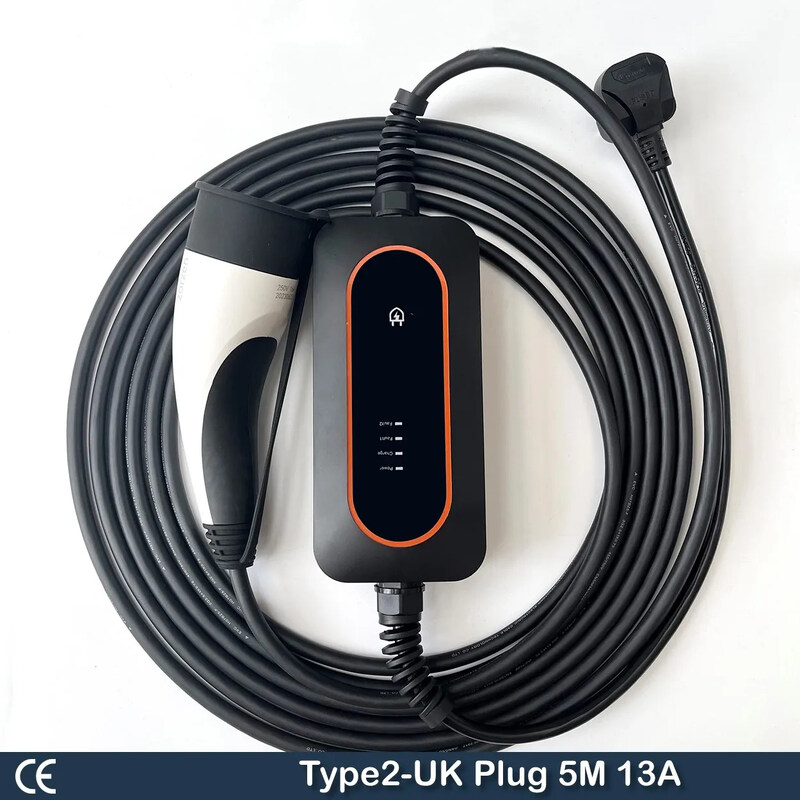Portable EV Charger 16A 32A Mobile Electric Vehicle Car Charger Type 1 ...