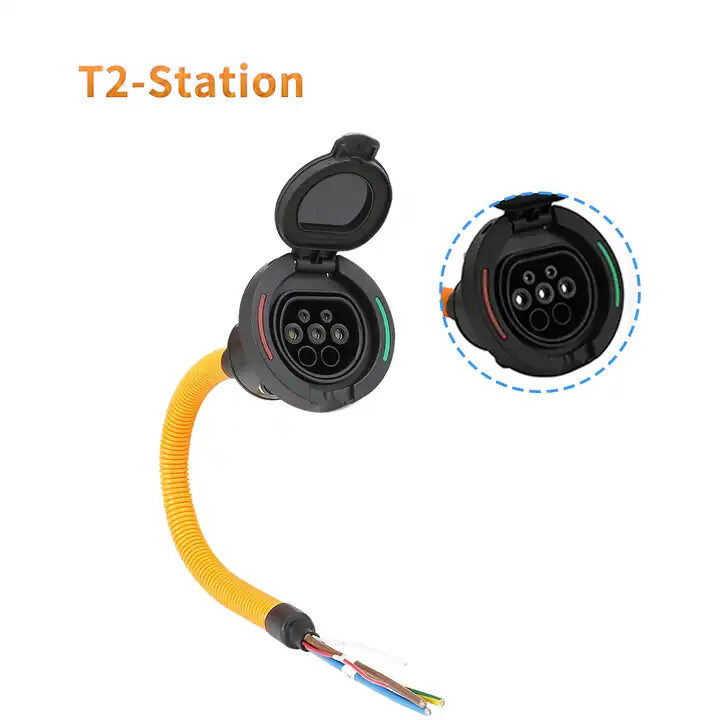 IEC 62196-2 Type 2 Female Ev Charging Socket Vehicle Side Inlet/ 16/32A ...
