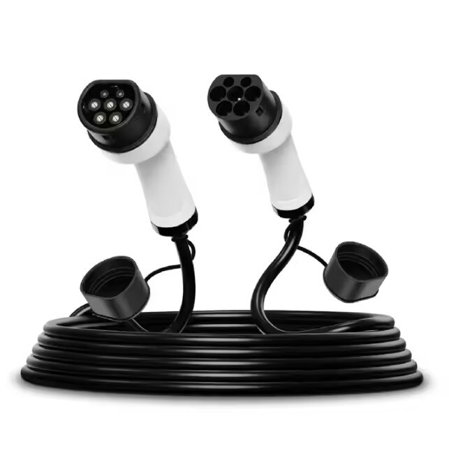 1 / 3 Phase EV Charging Cable Type 2 to Type 2 22kW 7KW Electric Car ...