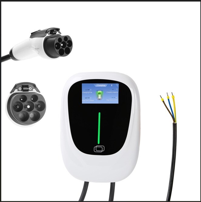 7KW Home Ues Electric Vehicle Point AC EV Wall Box With Station ...