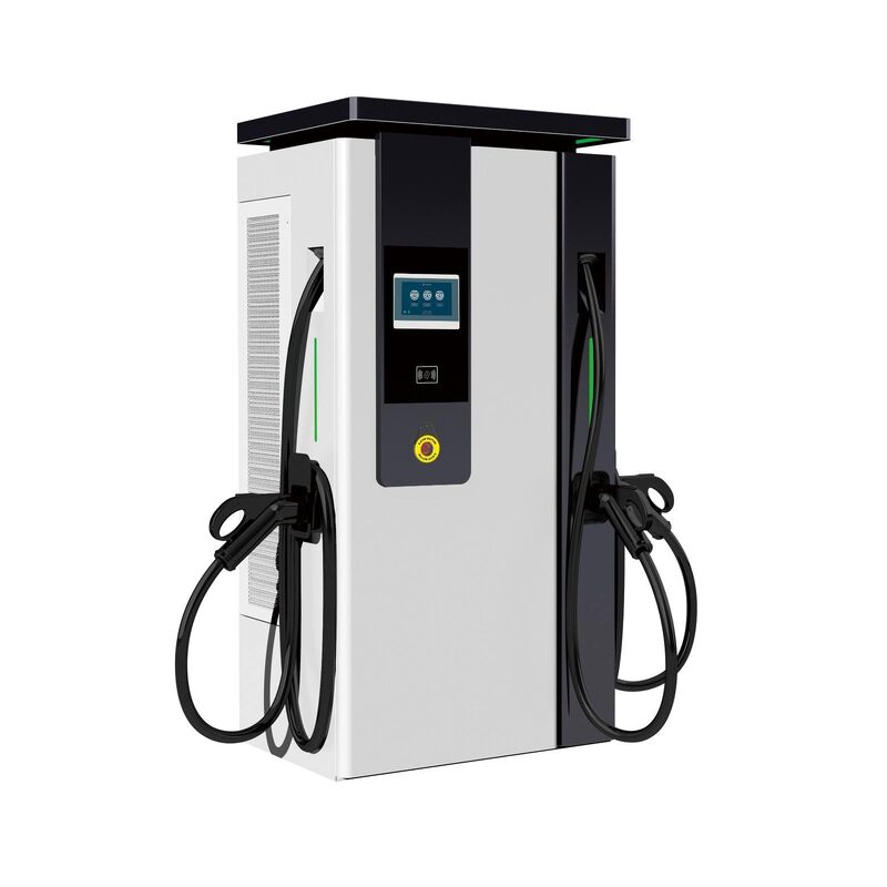 High-Power 100KW EV Charger Three Charging Handles GBT/CCS/CHAdeMO 100% ...