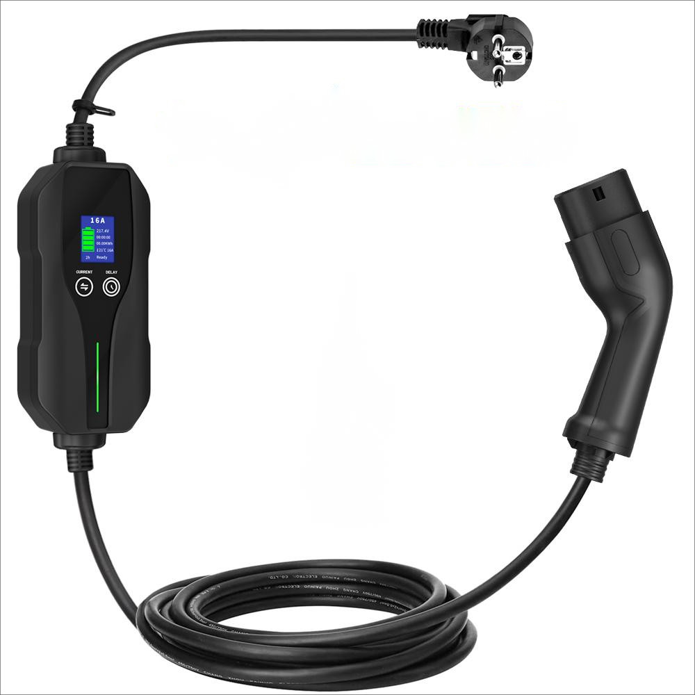 Portable EVSE Home EV Charging Station 3.6kW Level 2 EV Charger 120V ...