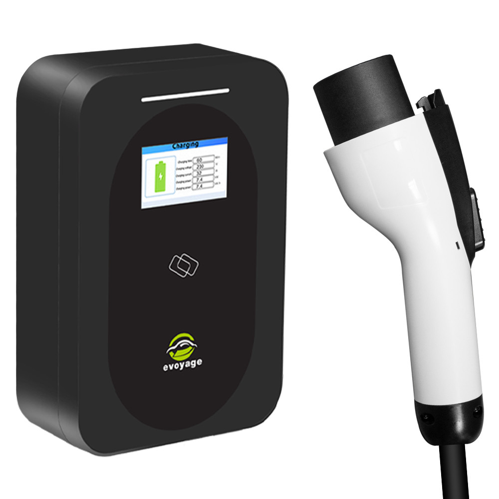 Wallbox GB/T EV Charger 32A 7kW Single Phase EV Charging Station With ...