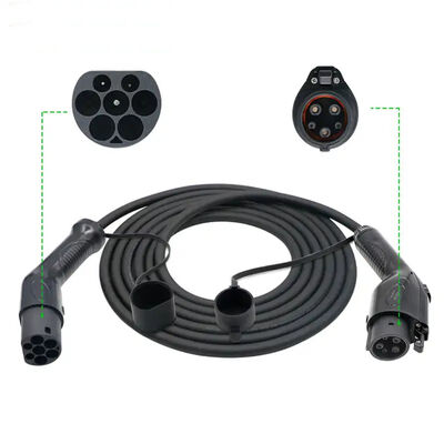 Type 2 To Type 1 Mode 3 EV Charging Cable IEC 62196-2 To SAE J1772 EV ...