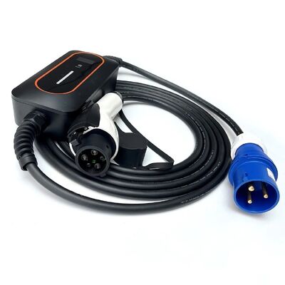 Mobile 16A 32A Single Phase EV Charger Type 2 Type 1 GBT EVSE Charging ...