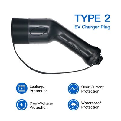 Type 2 Female EV Plug 16A 32A EV Connector IEC 62196-2 Car Side Plug ...