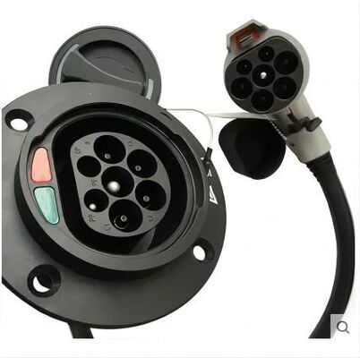 Type 2 Male EV Socket EV Inlet Electric Car Side Socket 11kW 22kW ...