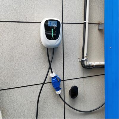 11KW 16/32A Display Screen AC EV Wallbox Electric Vehicle Charging Station
