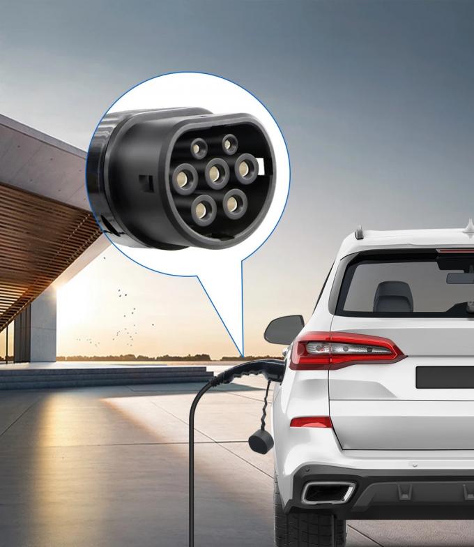 Type 2 Female EV Plug 16A 32A EV Connector IEC 62196-2 Car Side Plug ...
